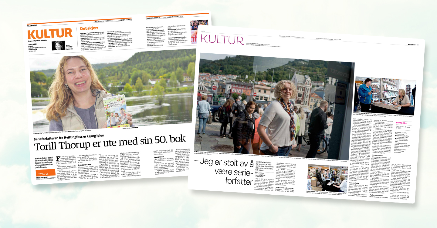 Torill Thorup og Torill Karina Børnes i pressen